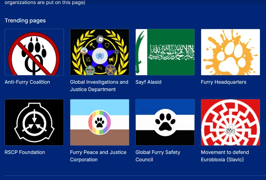 Huh? Furry Headquarters falls from the position it had for a week in a ...