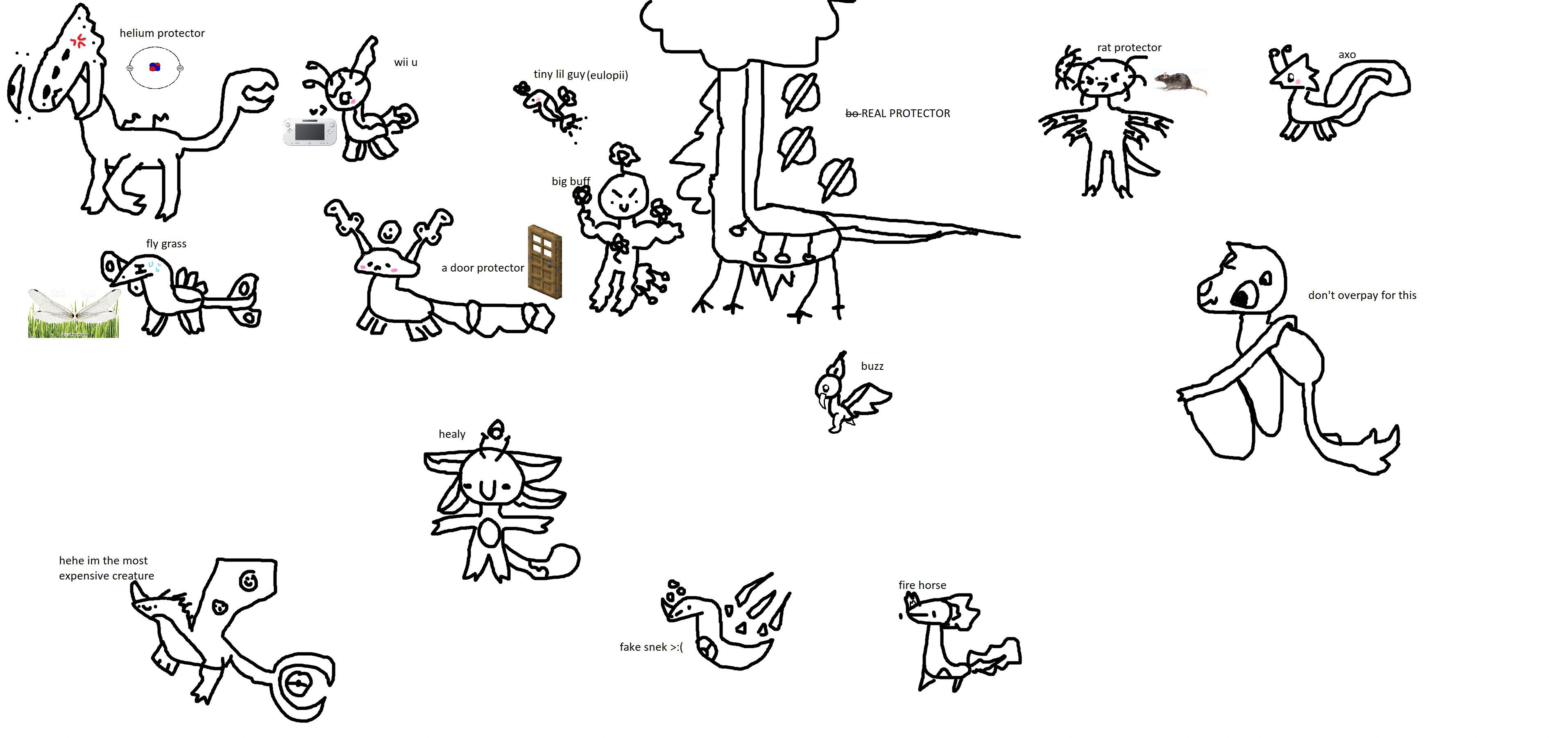 more badly drawn creatures in ms paint | Fandom