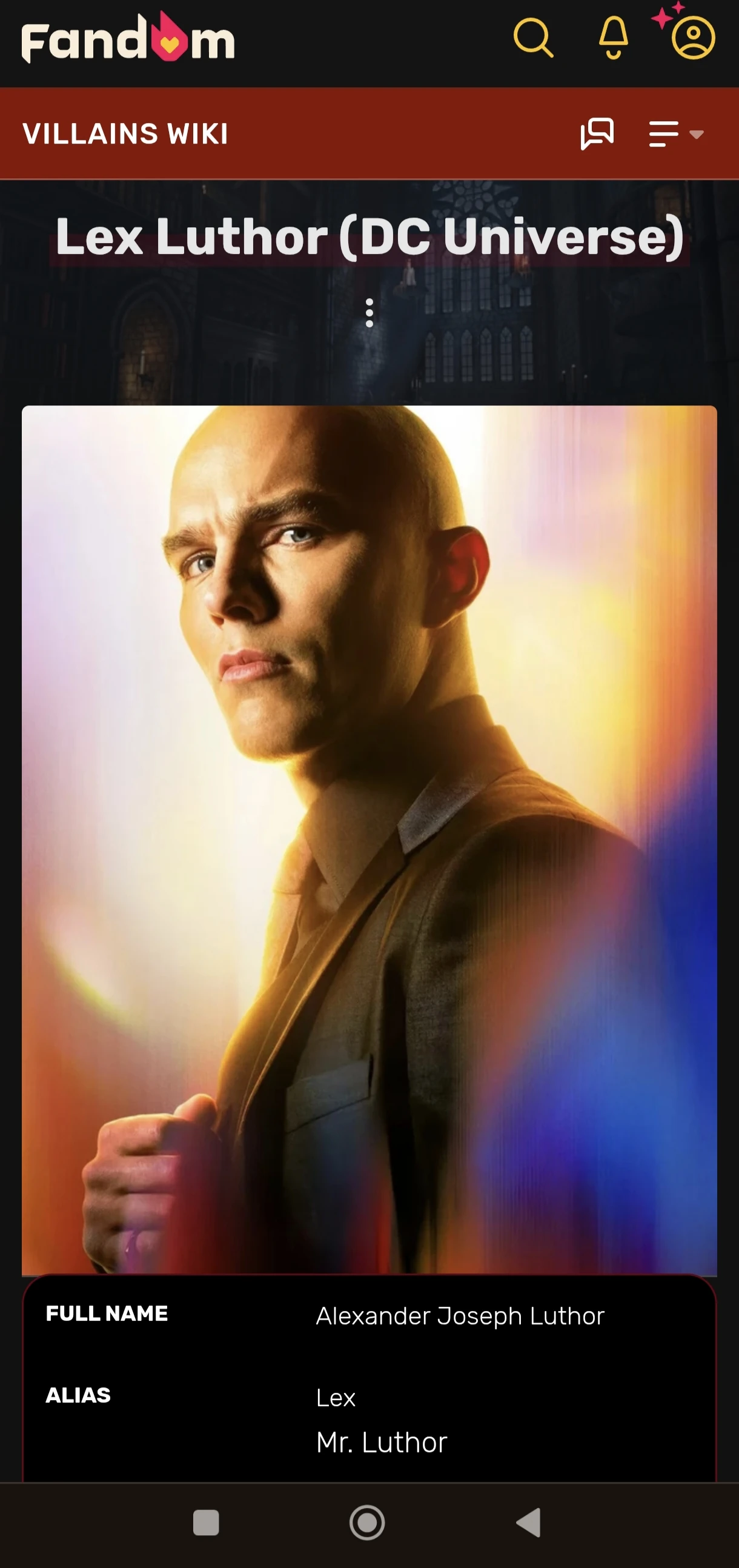 Why Lex Luthor's profile is closed already? | Fandom