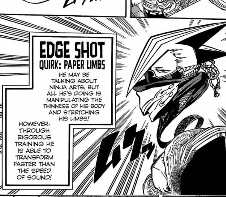 Mha Crt Edgeshot The Hero Ninja Fandom