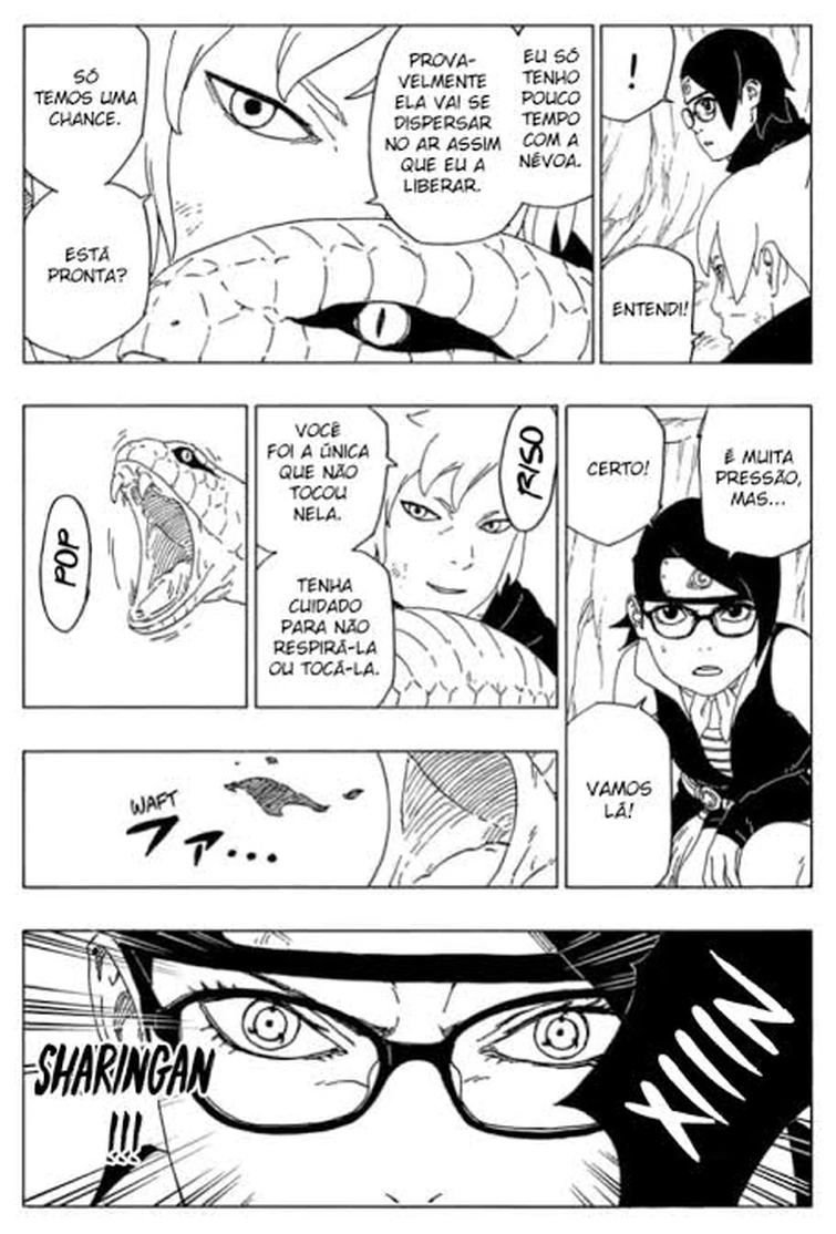 Sasuke final do clássico ganharia de Kawaki Base com Doujutsu do ...
