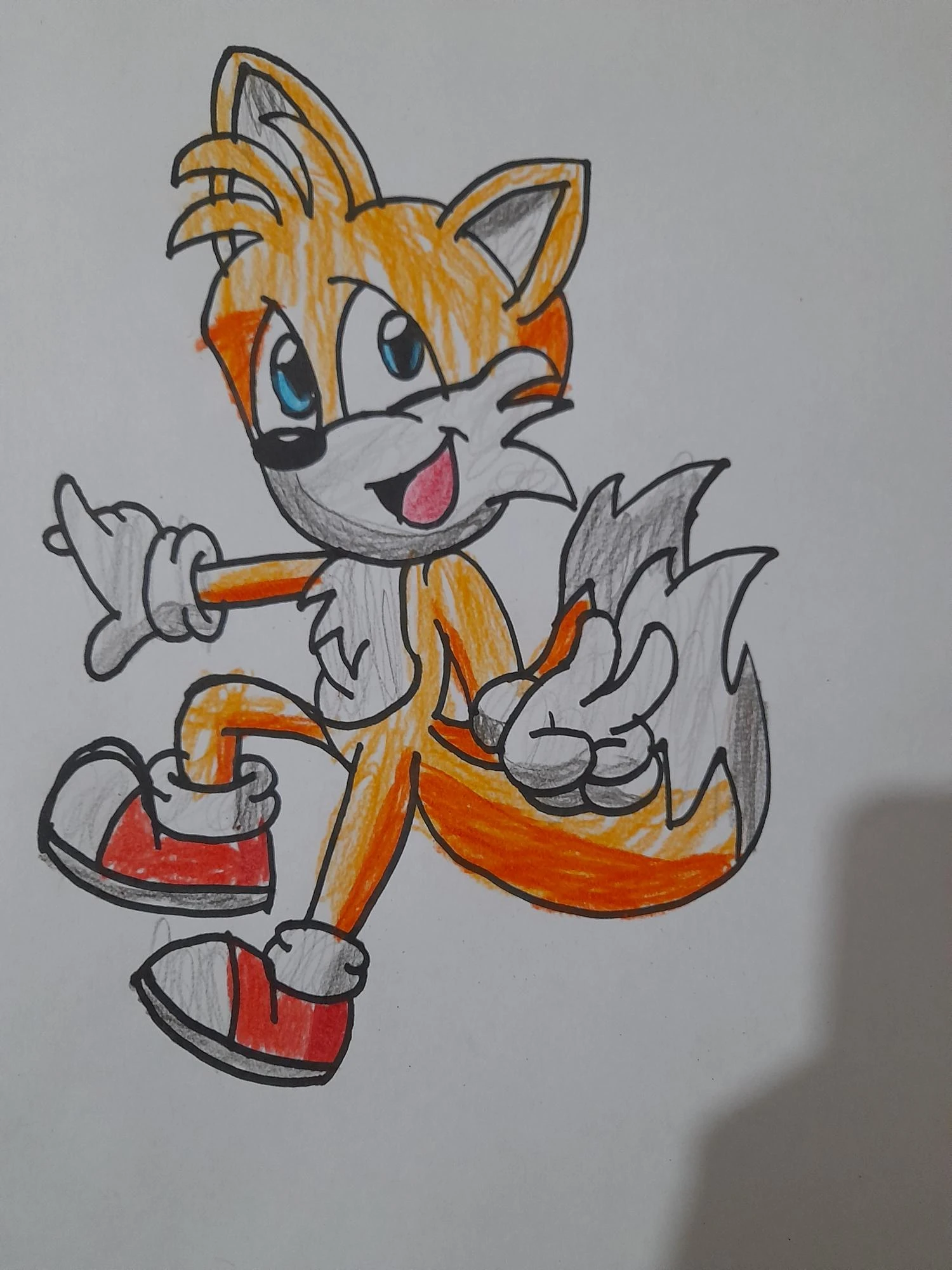 My drawing of Tails | Fandom