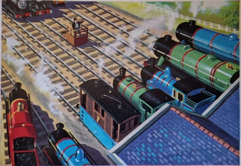 An uncropped illustration from the Eight Famous Engines has been found ...