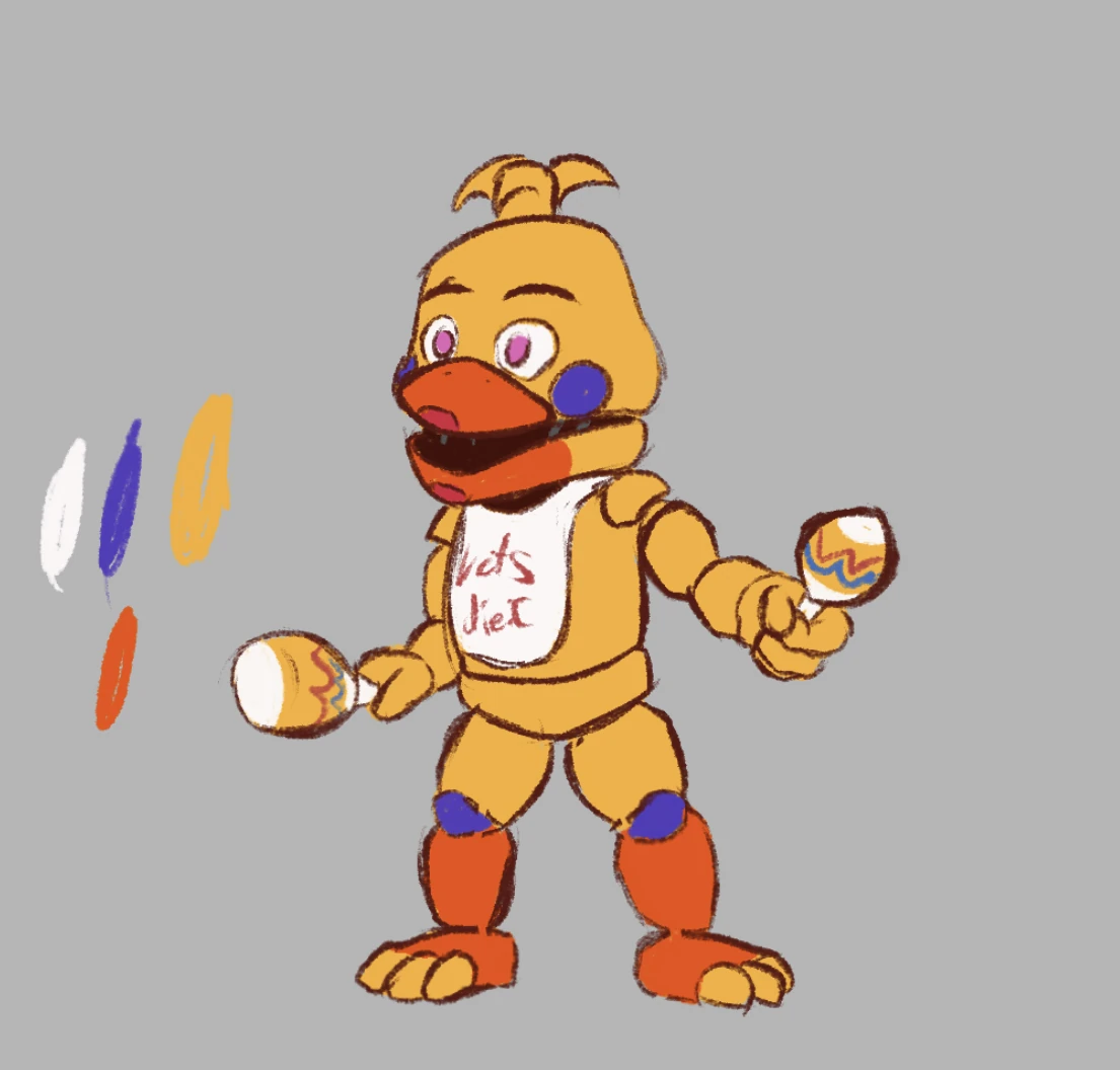 fnafworld rockstar chica | Fandom