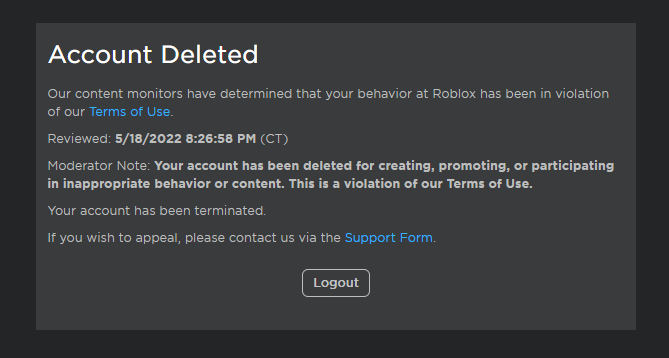 account deleted [without reason] | Fandom
