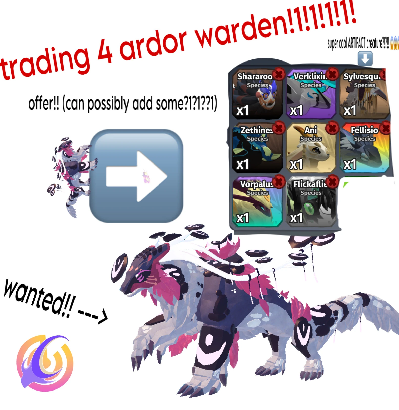 trading for ardor | Fandom