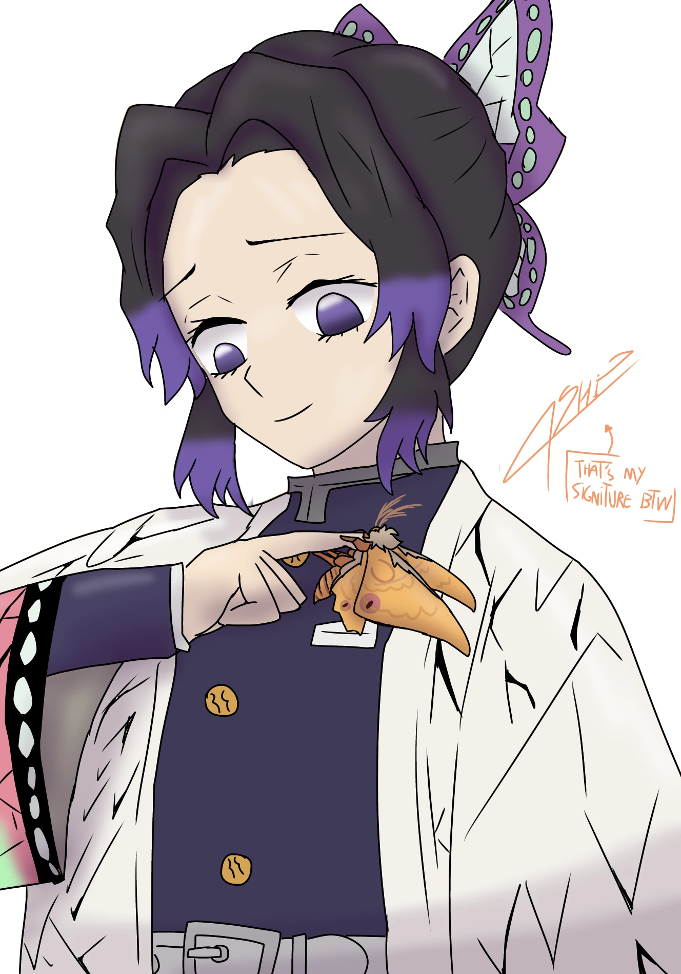 I finally draw shinobu! | Fandom