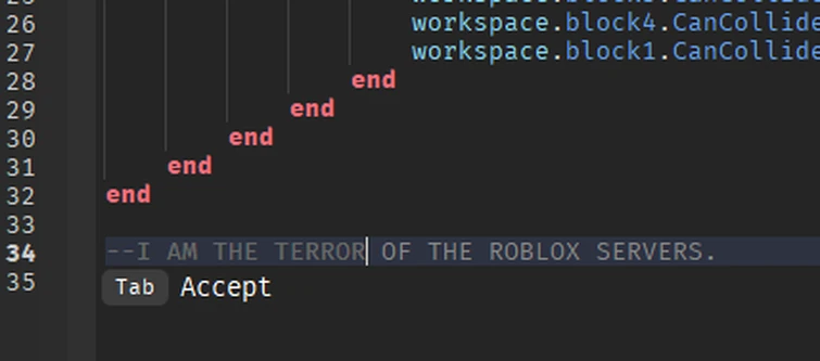 NUH UH ROBLOX SCRIPT AI THING | Fandom