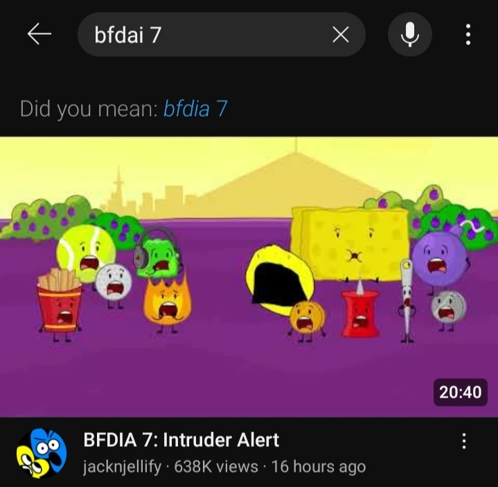 Rare screenshot of bfdia 7 without the thumbnail set | Fandom