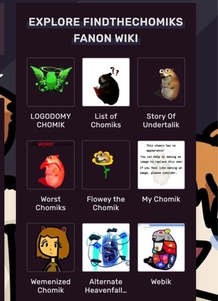 Discuss Everything About Findthechomiks fanon Wiki | Fandom