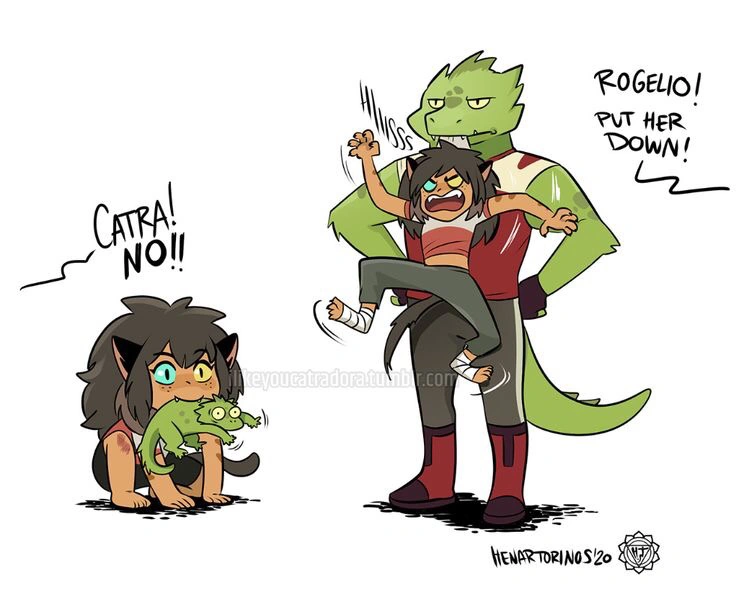 Rogelio and Catra as kids | Fandom
