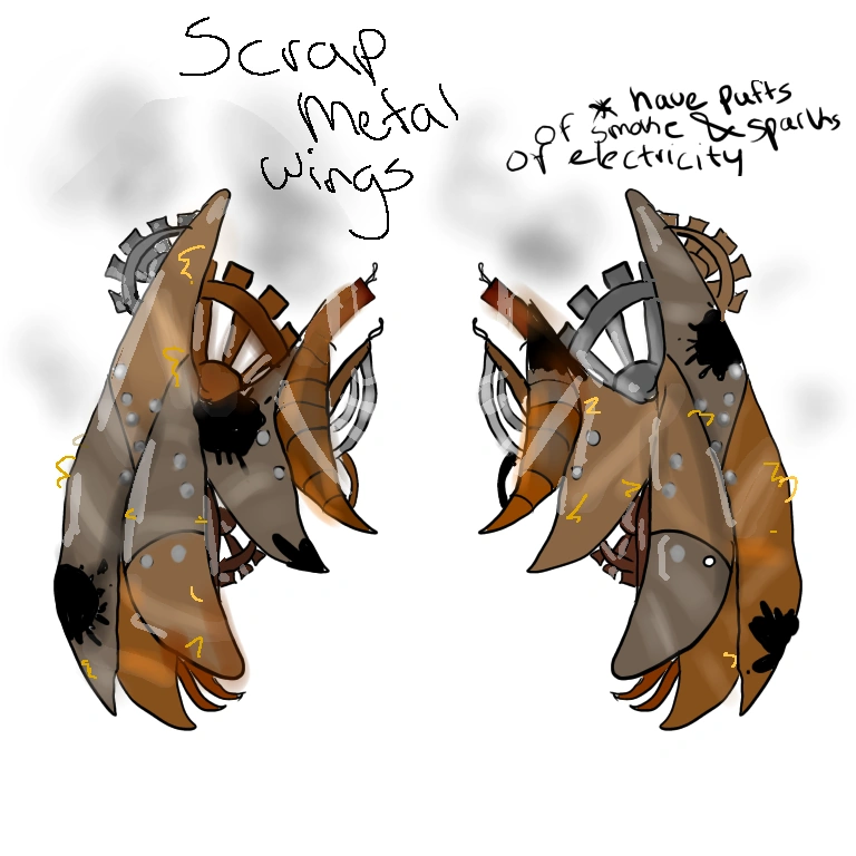 Scrap metal wings! | Fandom