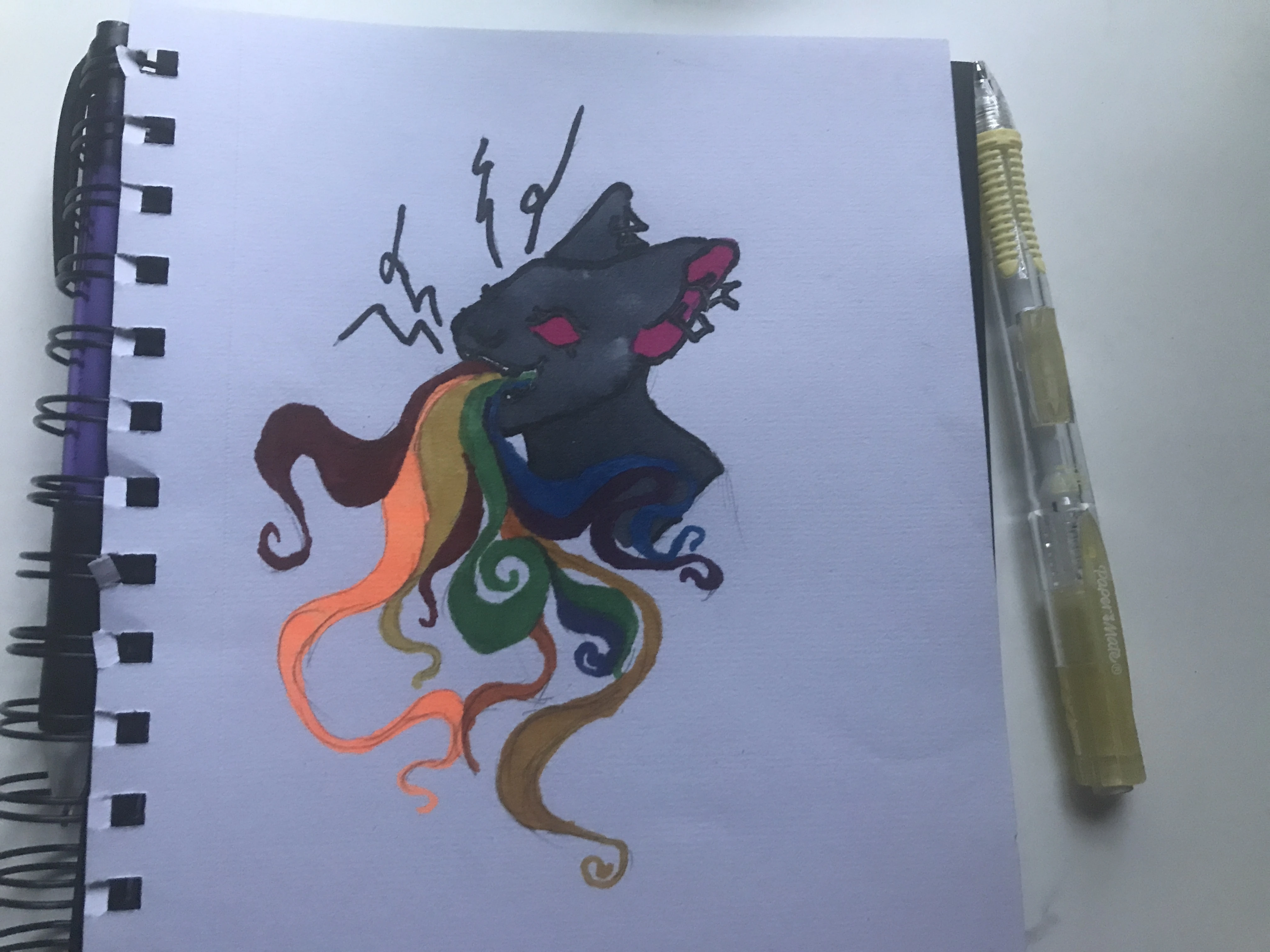 Emo kitty cat art | Fandom