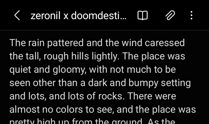 I am making a shitpost zeronil x doomdestine fanfic to keep my made up ...