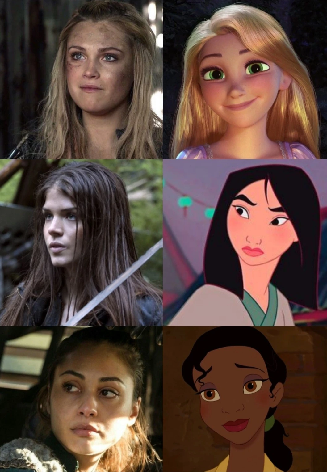 Female characters from the 100 as Disney princesses | Fandom