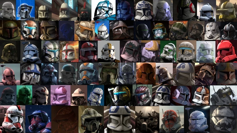 Clone Trooper Helmet Collage | Fandom