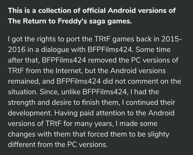 I want the Android version of TRTF 3 | Fandom