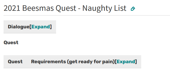 I added bbm quest | Fandom