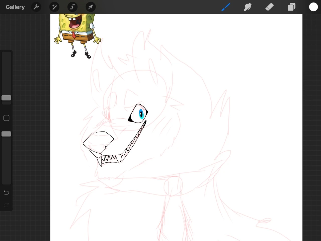 Spongebob wolf WIP | Fandom