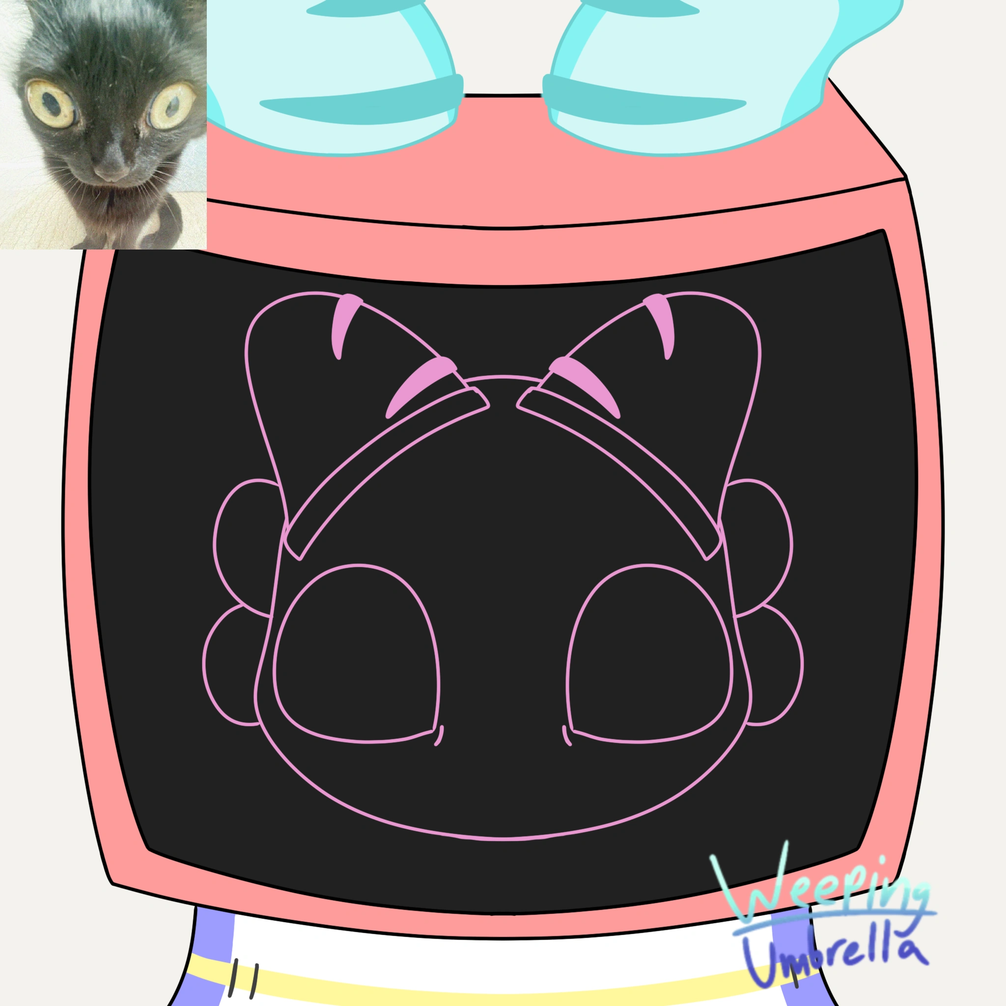 I’ve become obsessed drawing Buttons (my oc) as cat memes | Fandom