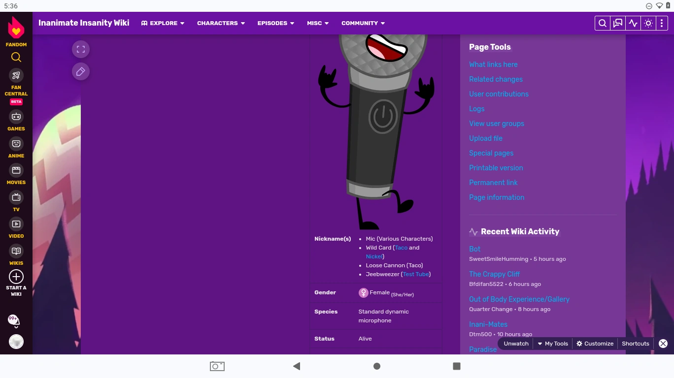 I just learned that I misgendered microphone because it turns out she's ...