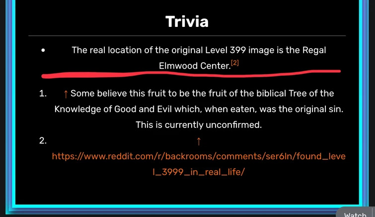 Should levels get a trivia or a references section? | Fandom
