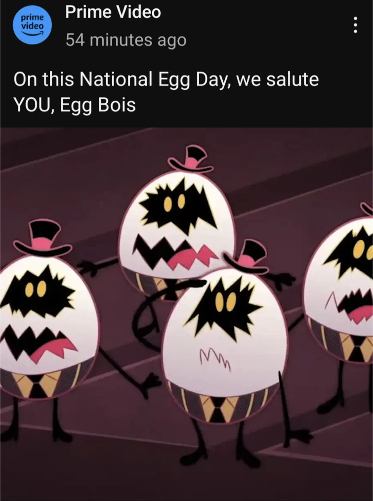 Today is National egg day And look what prime video did for it | Fandom