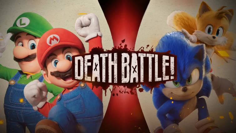 Mario and Luigi Vs. Sonic and Tails (The Mario bros. Movie Vs. Sonic ...