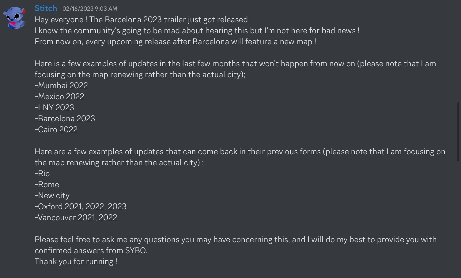 Repeated Updates is no more! | Fandom