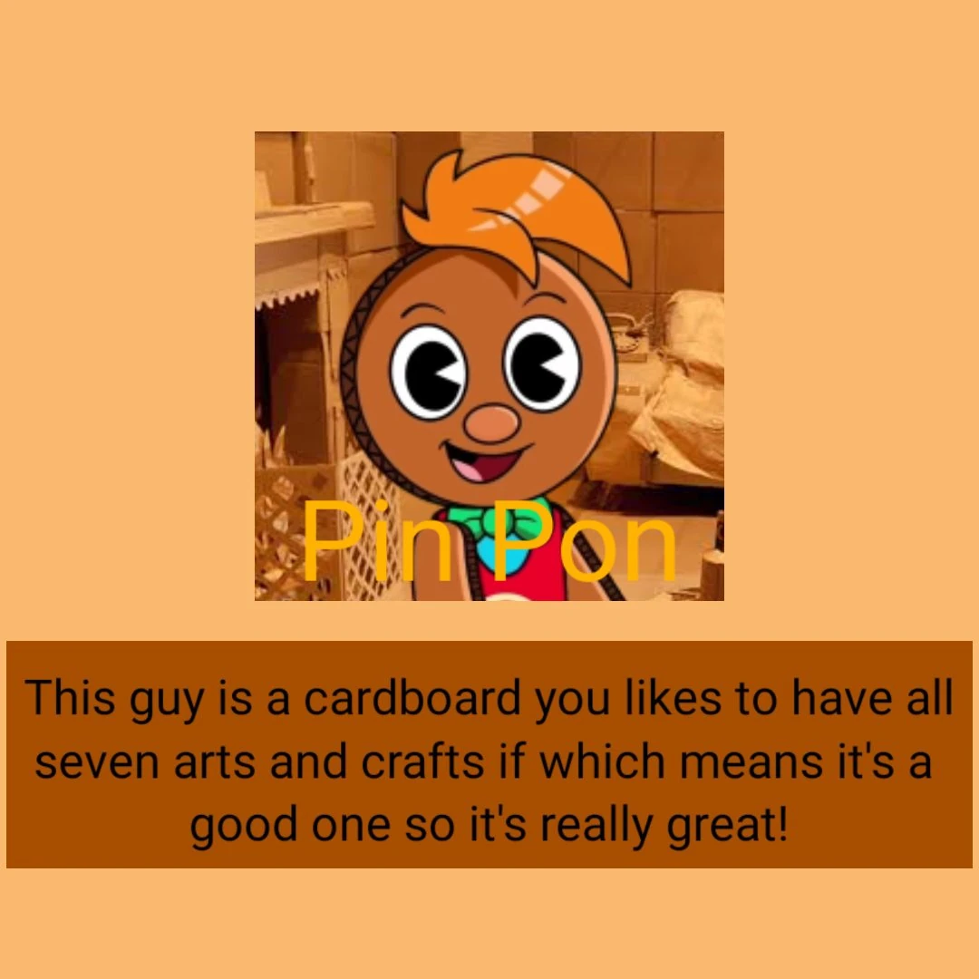 So this is Pin Pon's Basics in Cardboard and Playground Office Poster ...