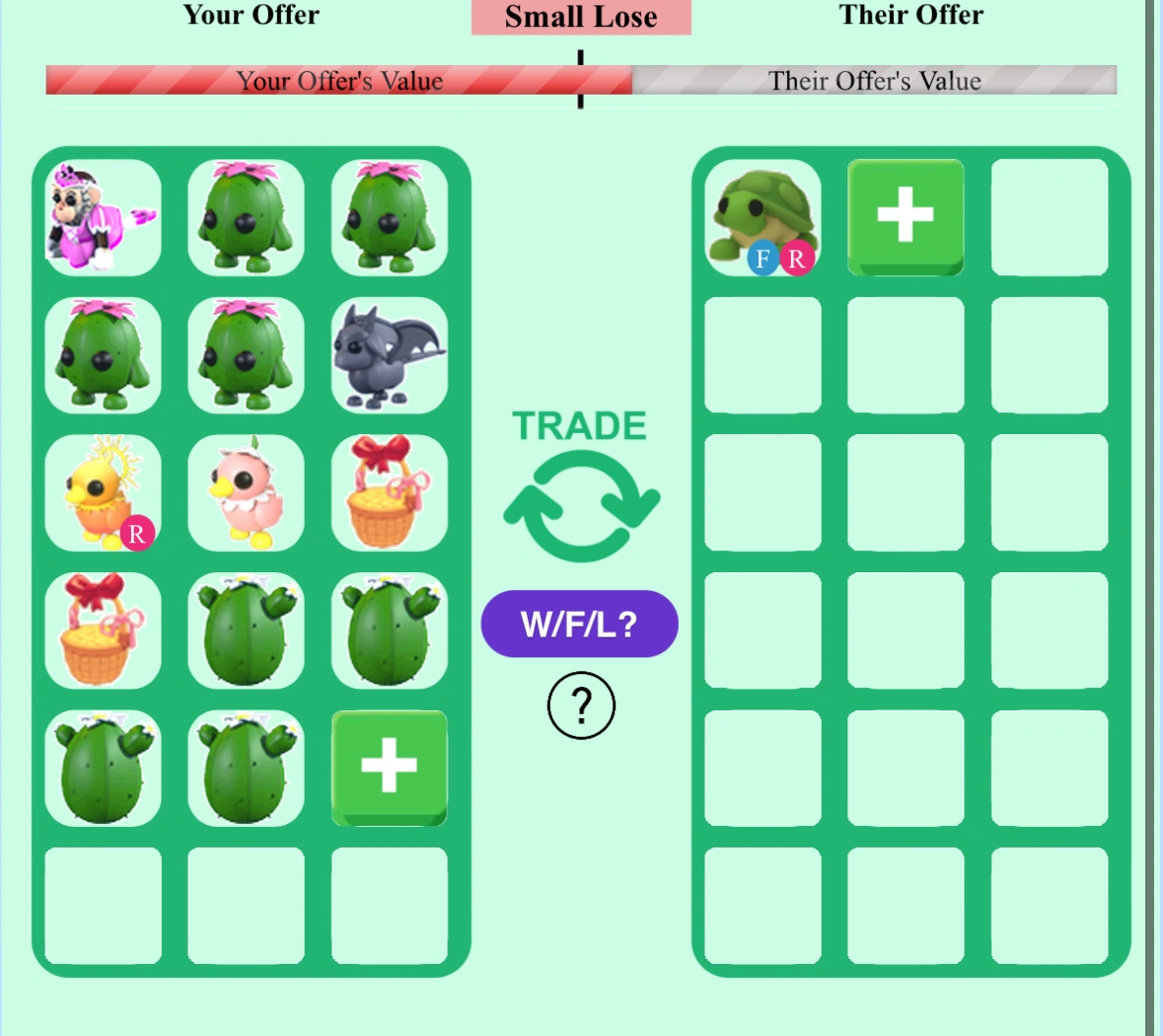 would anyone do this trade w me? i can maybe add or change some things LF: turtle | Fandom