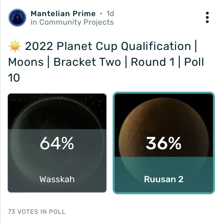 ☀️ 2022 Planet Cup Qualification | Moons | Bracket Two | Results of Day ...