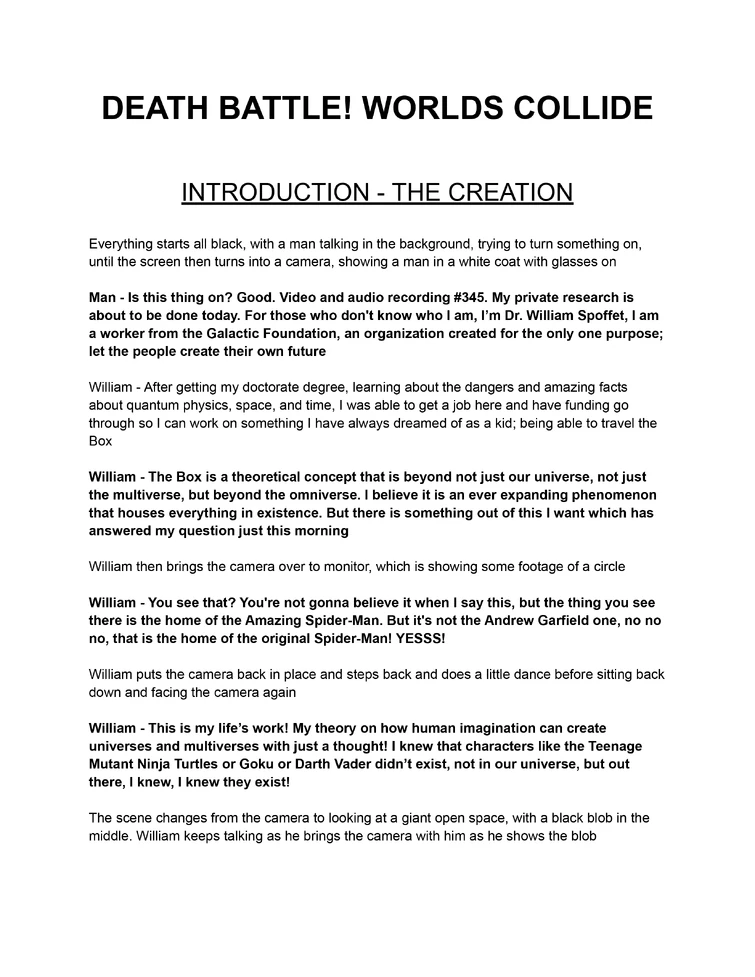 DEATH BATTLE! WORLDS COLLIDE INTRO | Fandom
