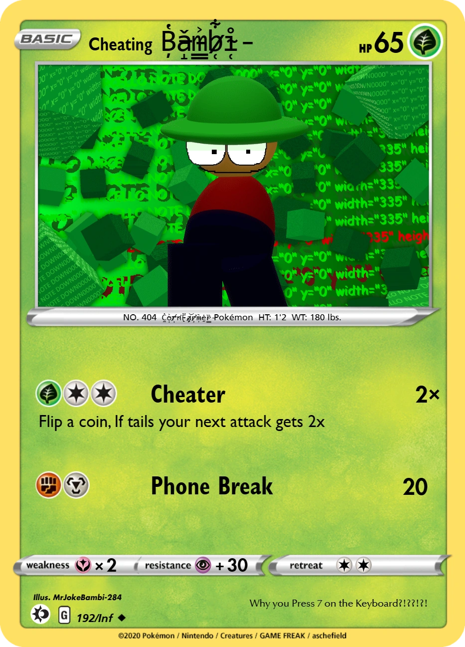 Dave and bambi PokemonCard's 1. | Fandom