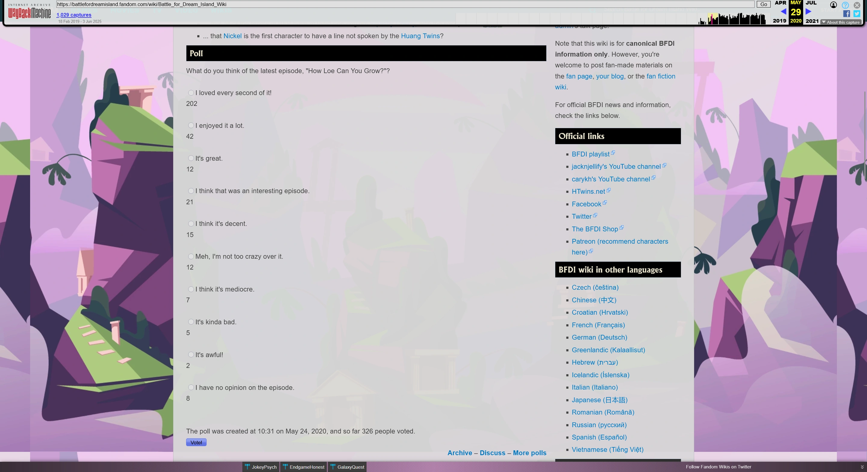 Does anyone remember the front page used to have polls | Fandom
