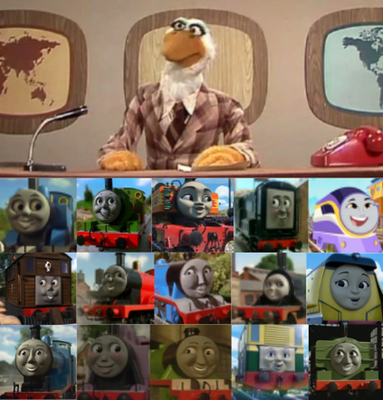 The Engines Laughing at the Newsman with a Goose Head | Fandom