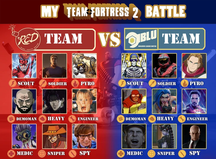 The Completed Roster For DBF's TF2 Teams | Fandom