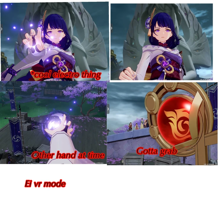 Raiden shogun plays vr(virtual reality)(meme)#meme@meme-meme | Fandom