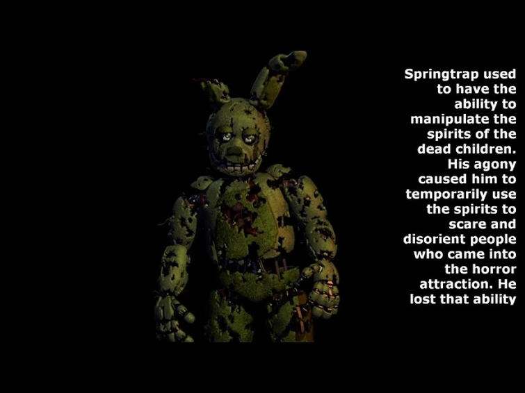 This is how Springtrap works | Fandom