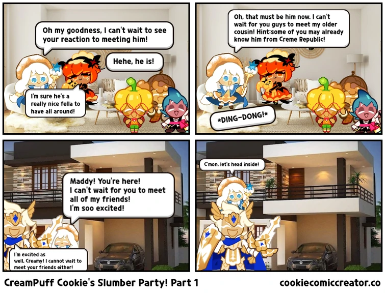 CreamPuff Cookie's Slumber Party! | Fandom