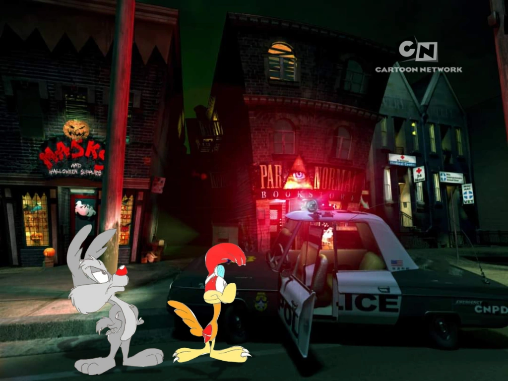 Cartoon Network City - Calamity Coyote And Little Beeper Got Out Of The ...