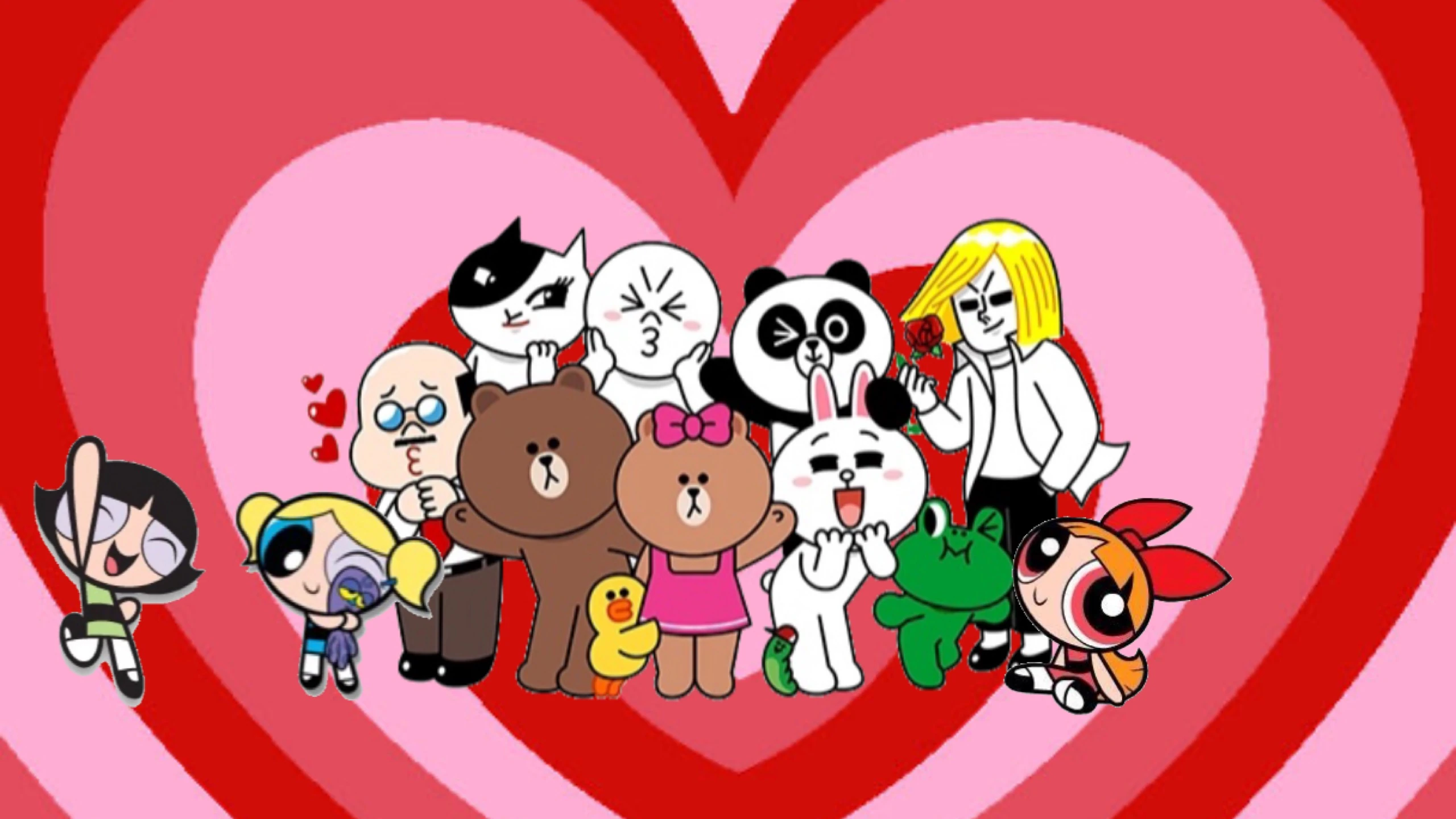 The Powerpuff Girls meet the LINE FRIENDS 💖💙💚 | Fandom