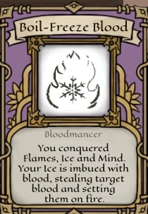 Blood Ice Talent | Fandom