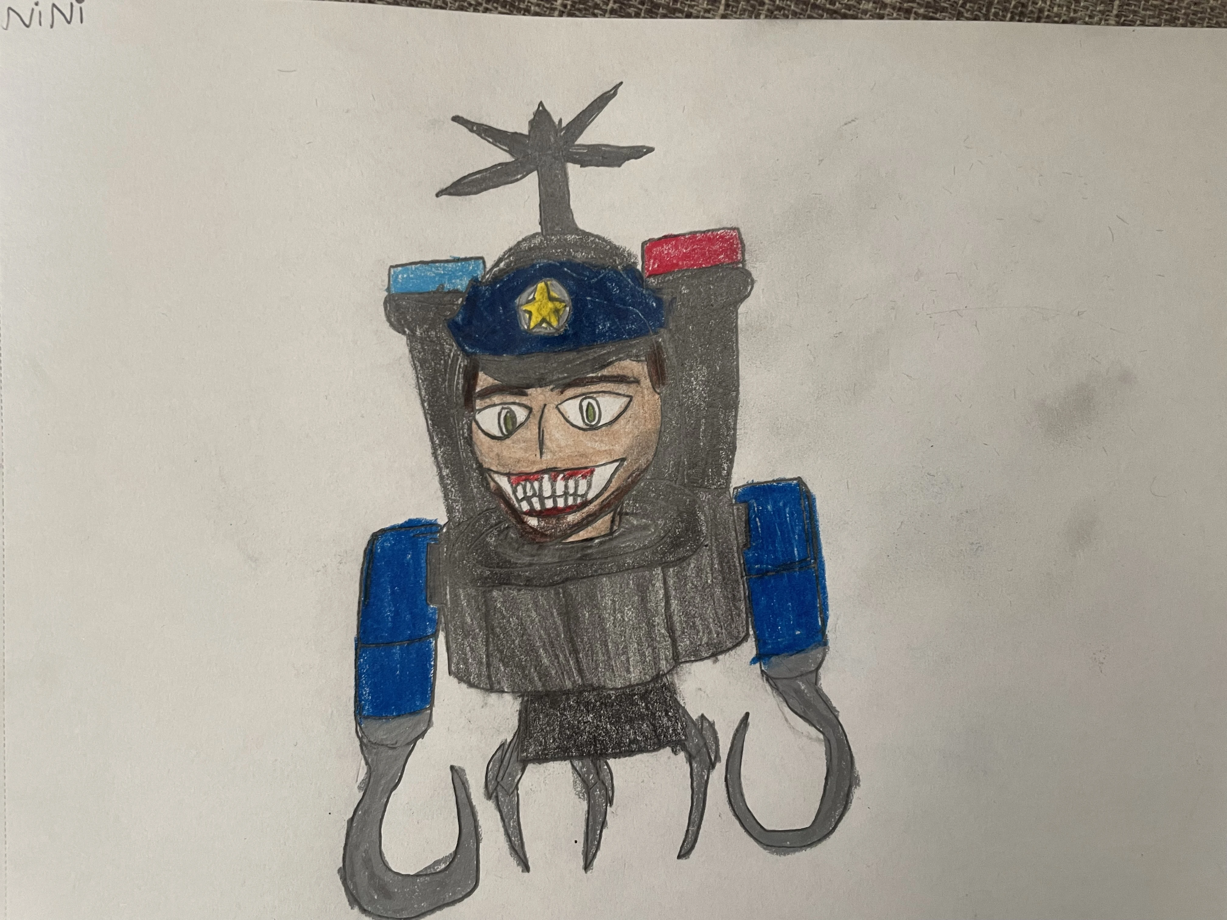 Chopper scythe police toilet (my oc) | Fandom