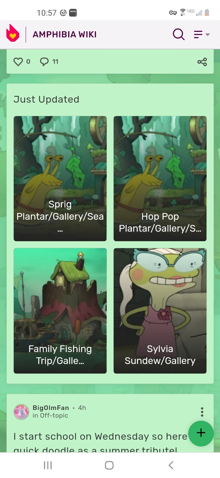 Why are the pics of Bessie from season one on sprigs and hop pops ...