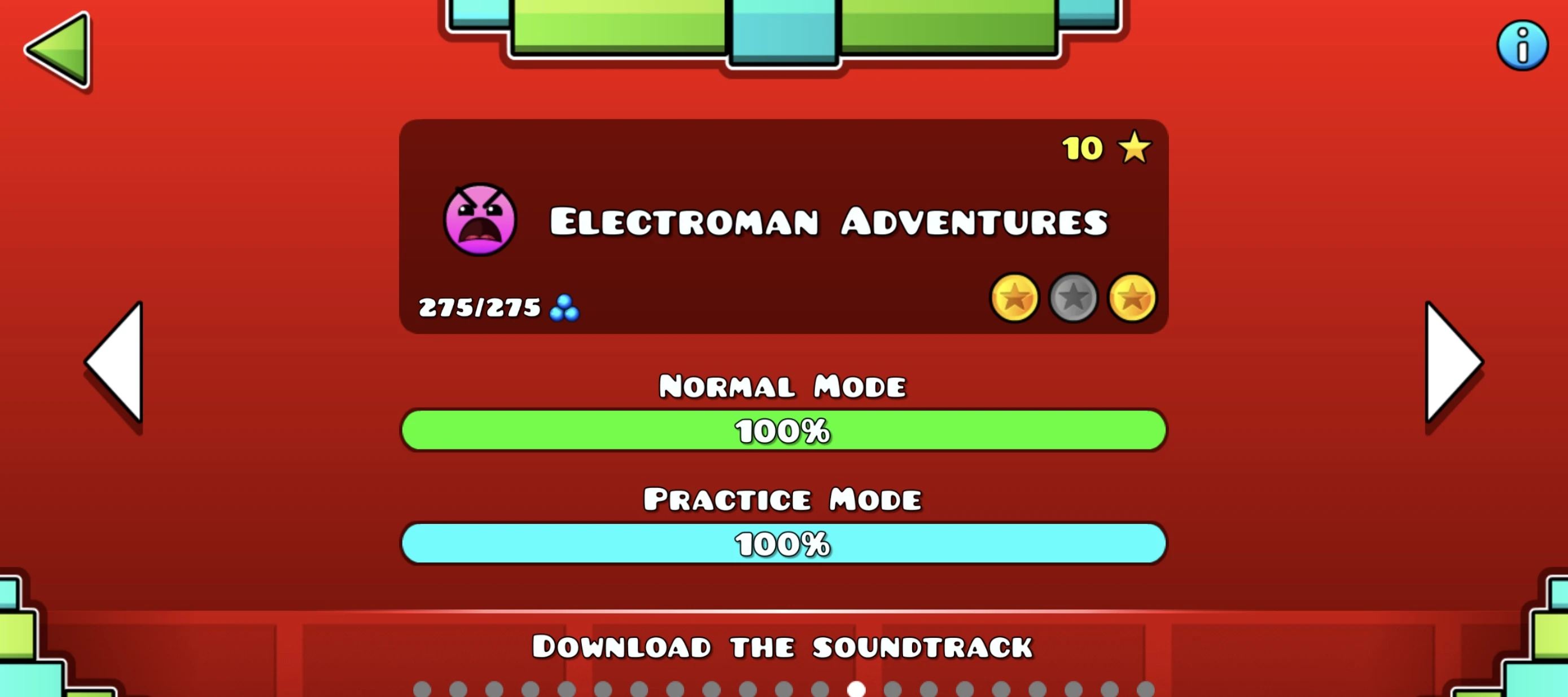 I beat Electroman Adventures in GD Lite with 2 coins on Mobile | Fandom