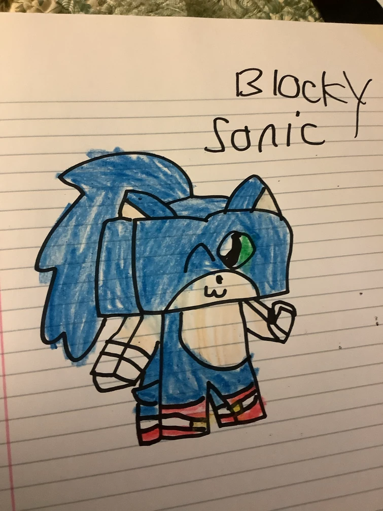 Blocky sonic | Fandom