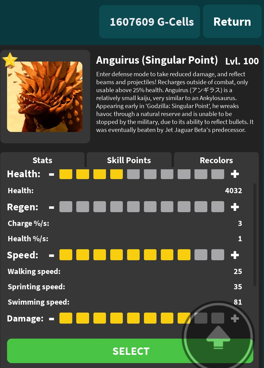 Singular Point Anguirus Build | Fandom