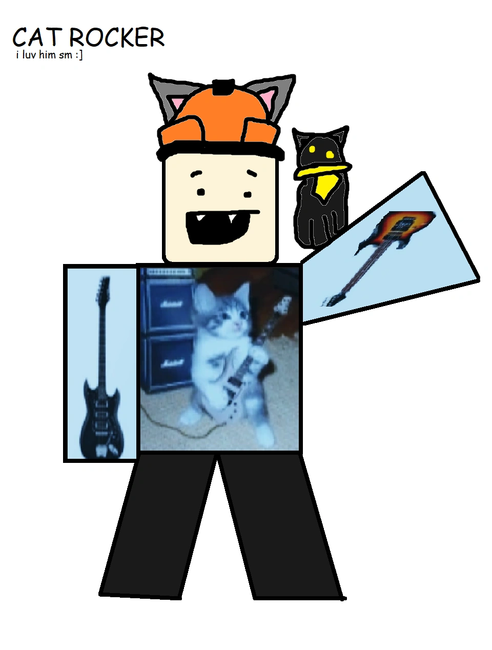 cat rocker art!!! | Fandom