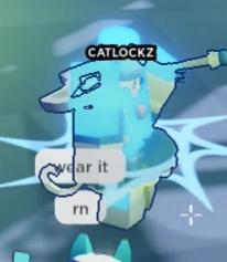 i got him to wear catshot | Fandom